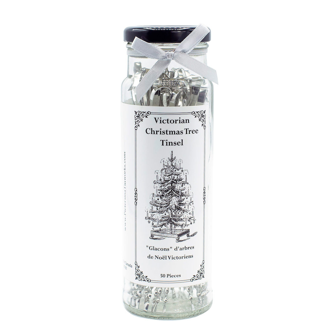 Victorian Christmas Tree Tinsel Ornaments » Pietersma Tinworks
